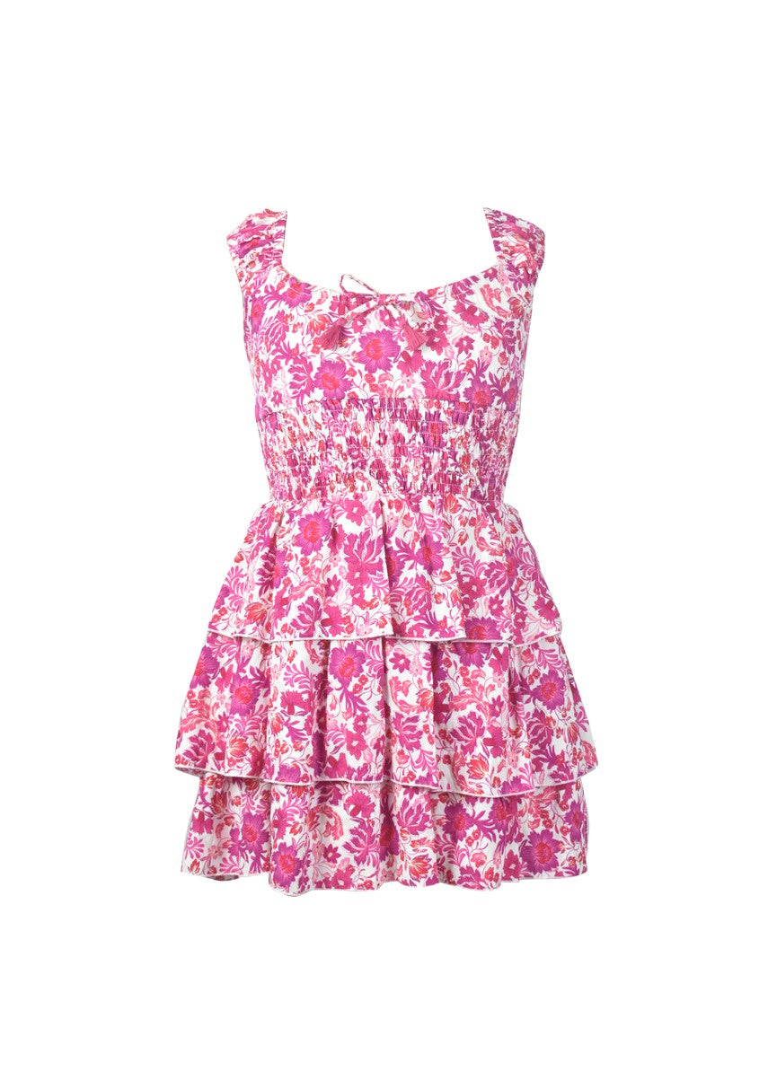 *Pink Floral Dress* – Flowers By Zoe Clothing