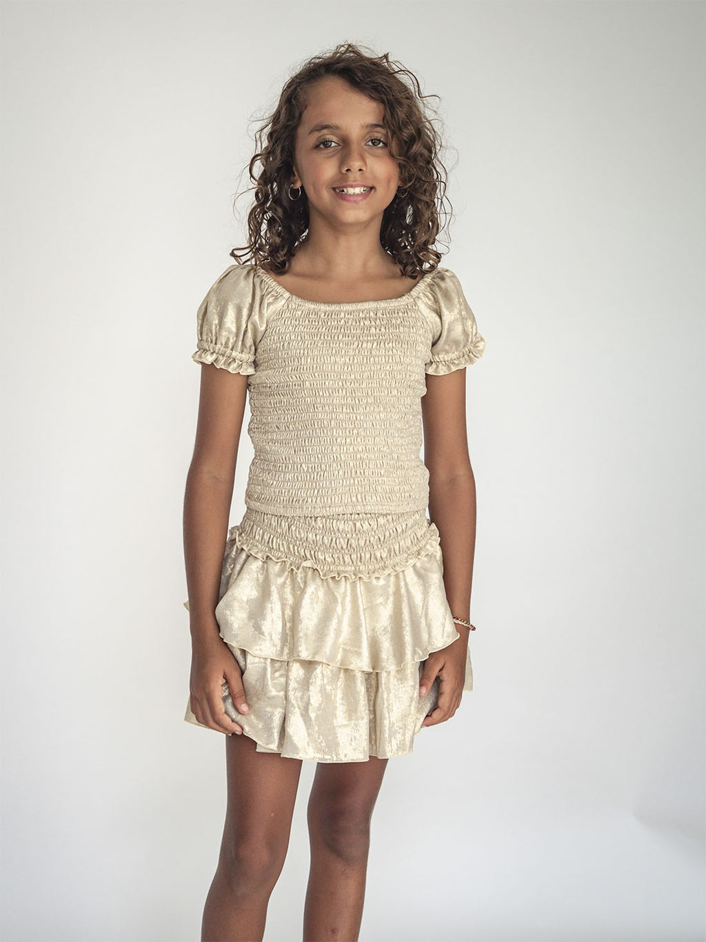 *Sparkling Smocked Skirt* – Flowers By Zoe Clothing