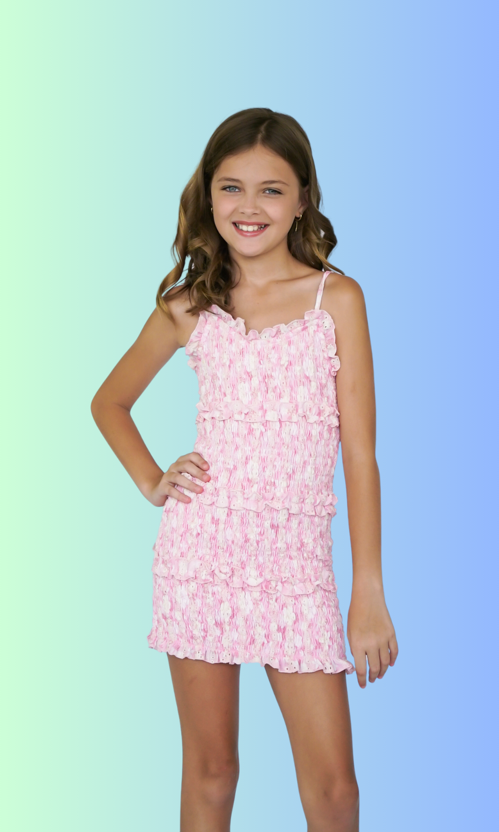 *Smocked Romantic Floral Dress* SALE – Flowers By Zoe Clothing