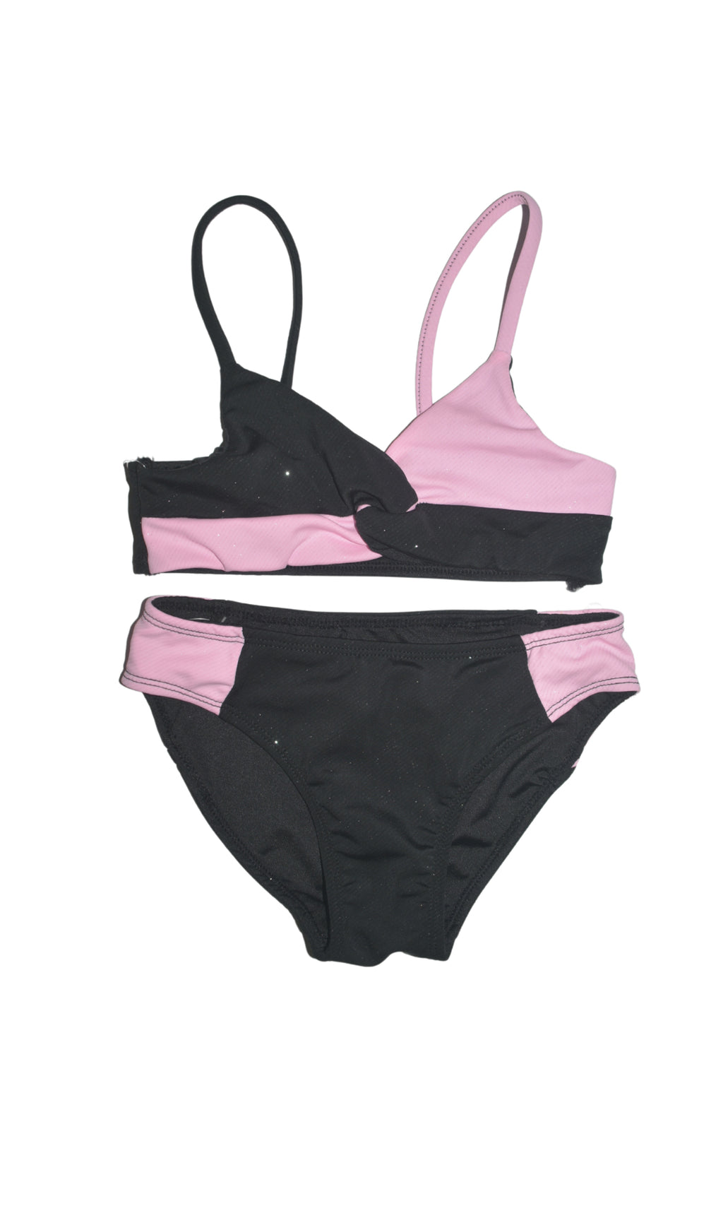 *Knotted Color Block Bikini* – Flowers By Zoe Clothing