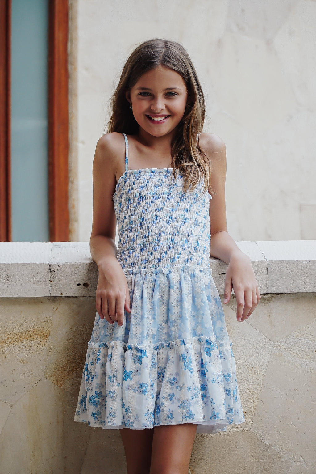 *Floral Smocked Ruffle Dress* – Flowers By Zoe Clothing