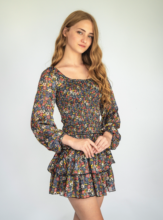 Floral Chiffon Top – Flowers By Zoe Clothing